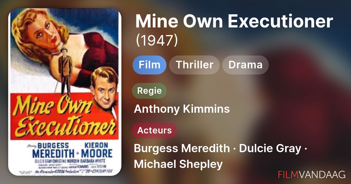 Mine Own Executioner (film, 1947) - FilmVandaag.nl