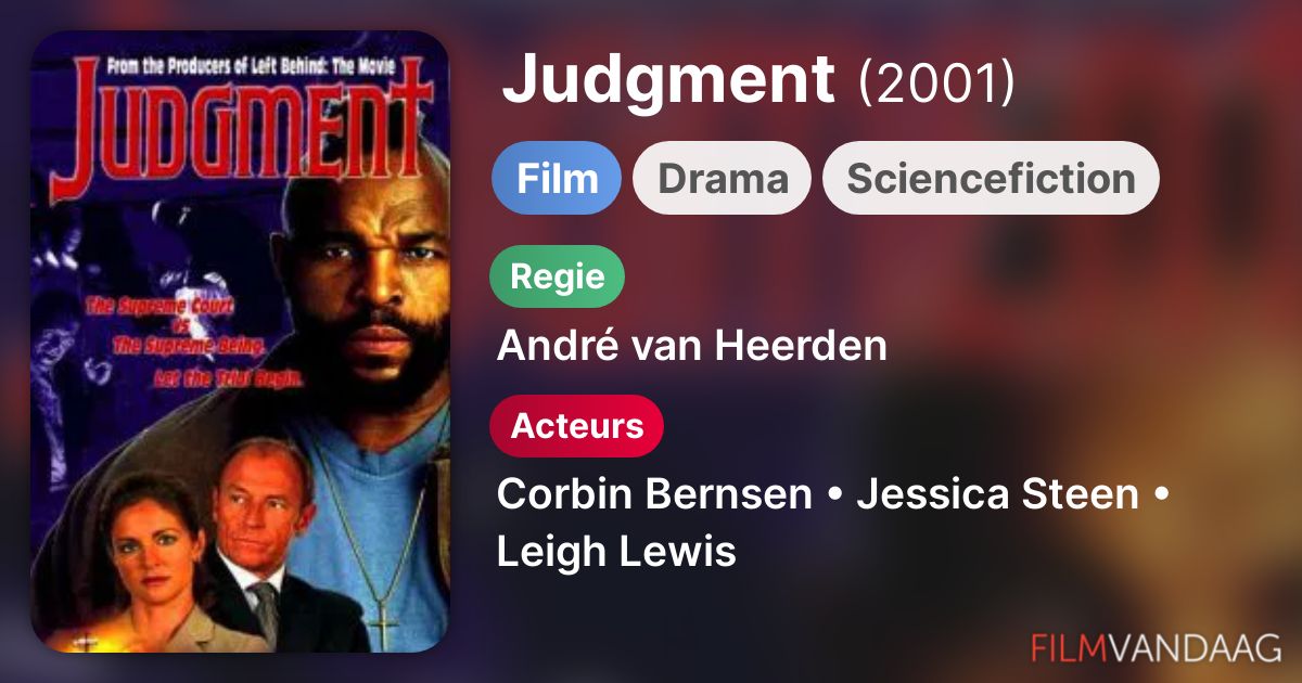 Judgment (film, 2001) - FilmVandaag.nl