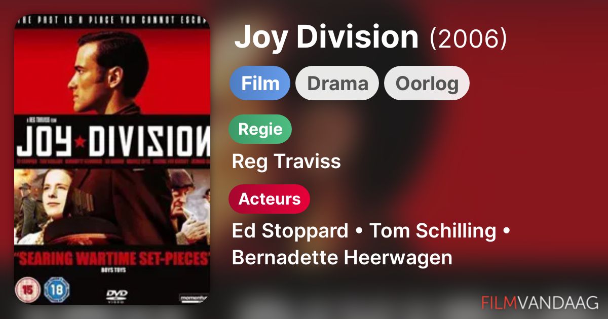 Joy Division (film, 2006) - FilmVandaag.nl