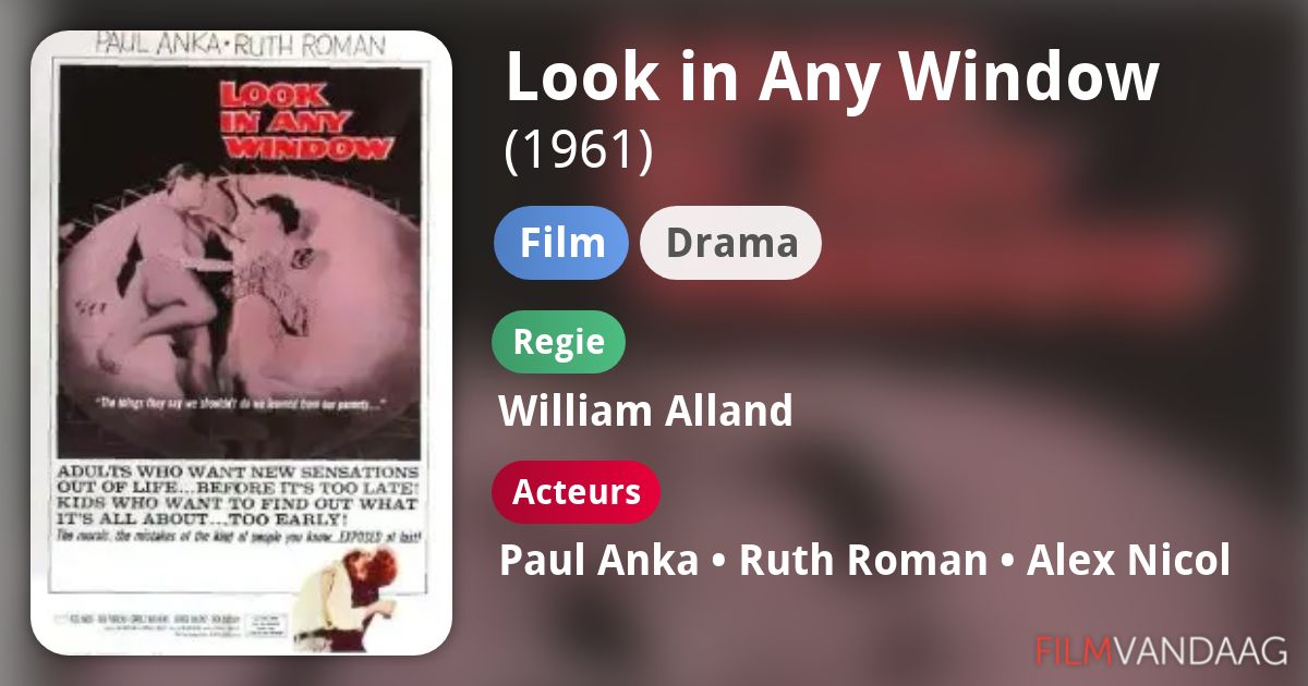 Look in Any Window (film, 1961) - FilmVandaag.nl