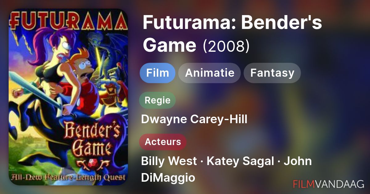 Futurama: Bender's Game (film, 2008) - FilmVandaag.nl