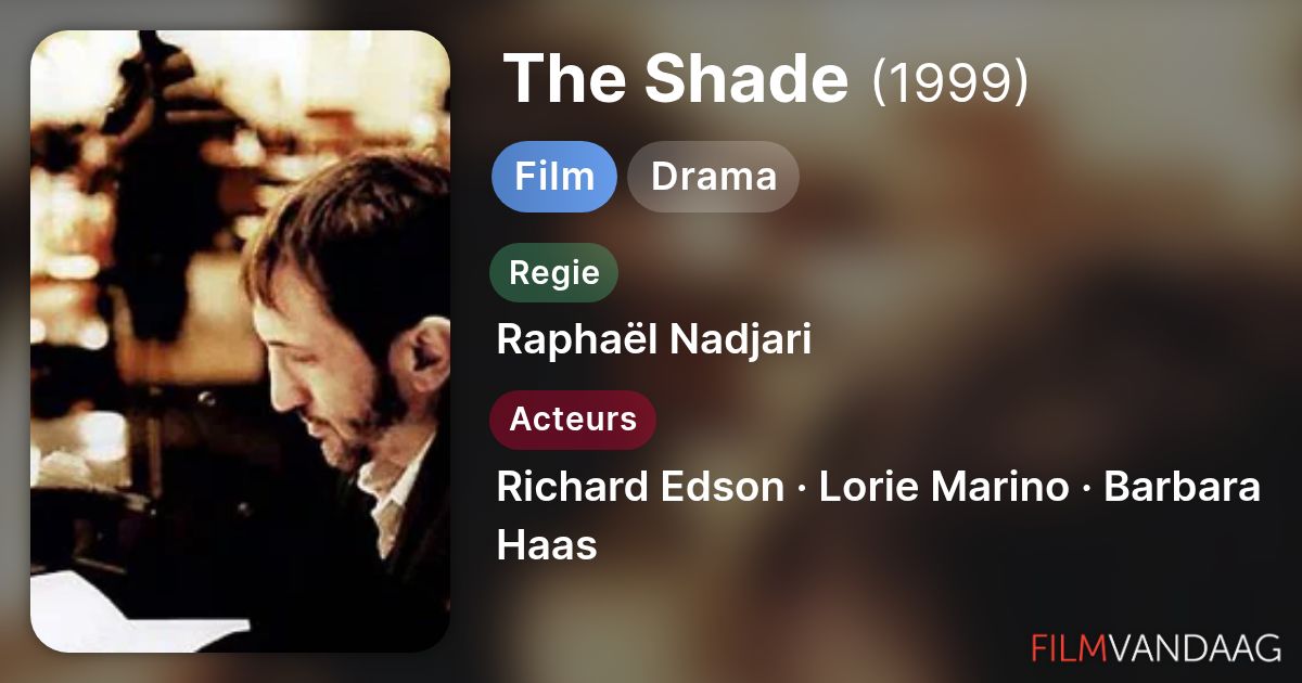 The Shade (film, 1999) - FilmVandaag.nl