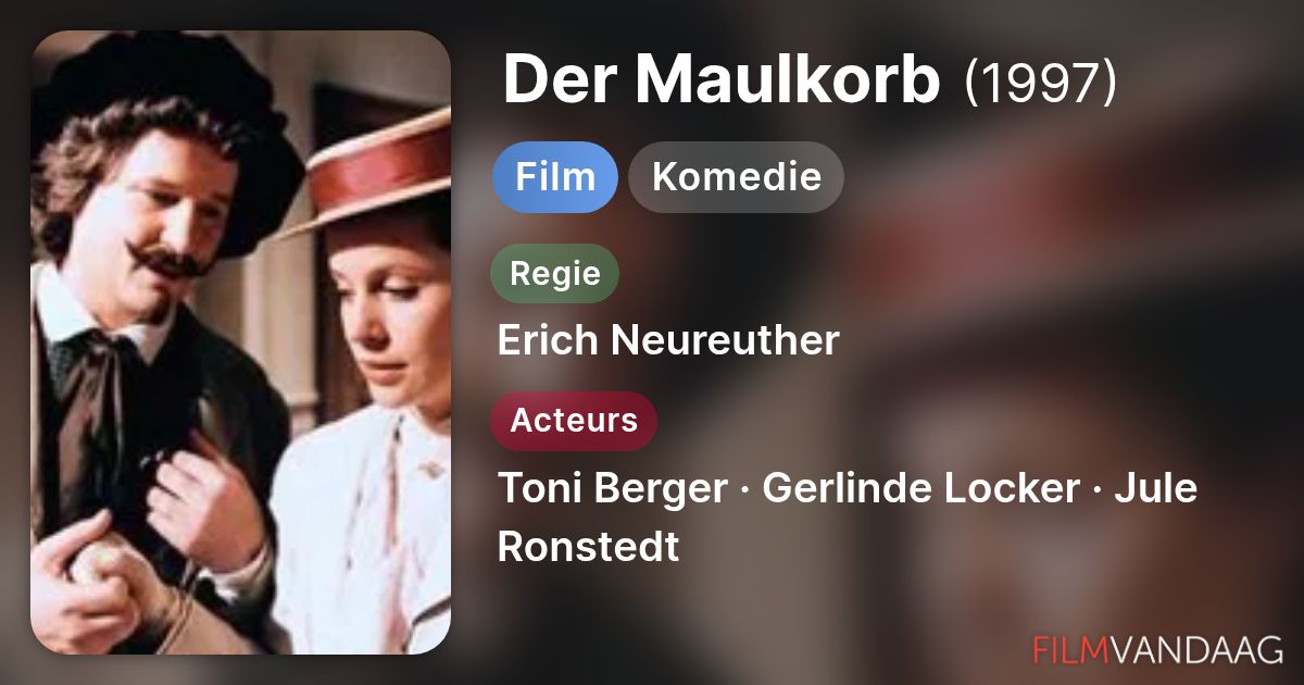 Der Maulkorb (film, 1997) - FilmVandaag.nl