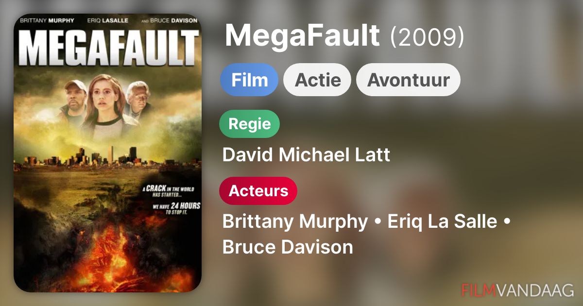 MegaFault (film, 2009) - FilmVandaag.nl