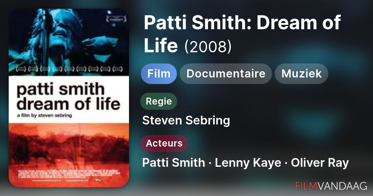 Patti Smith: Dream of Life (film, 2008) - FilmVandaag.nl