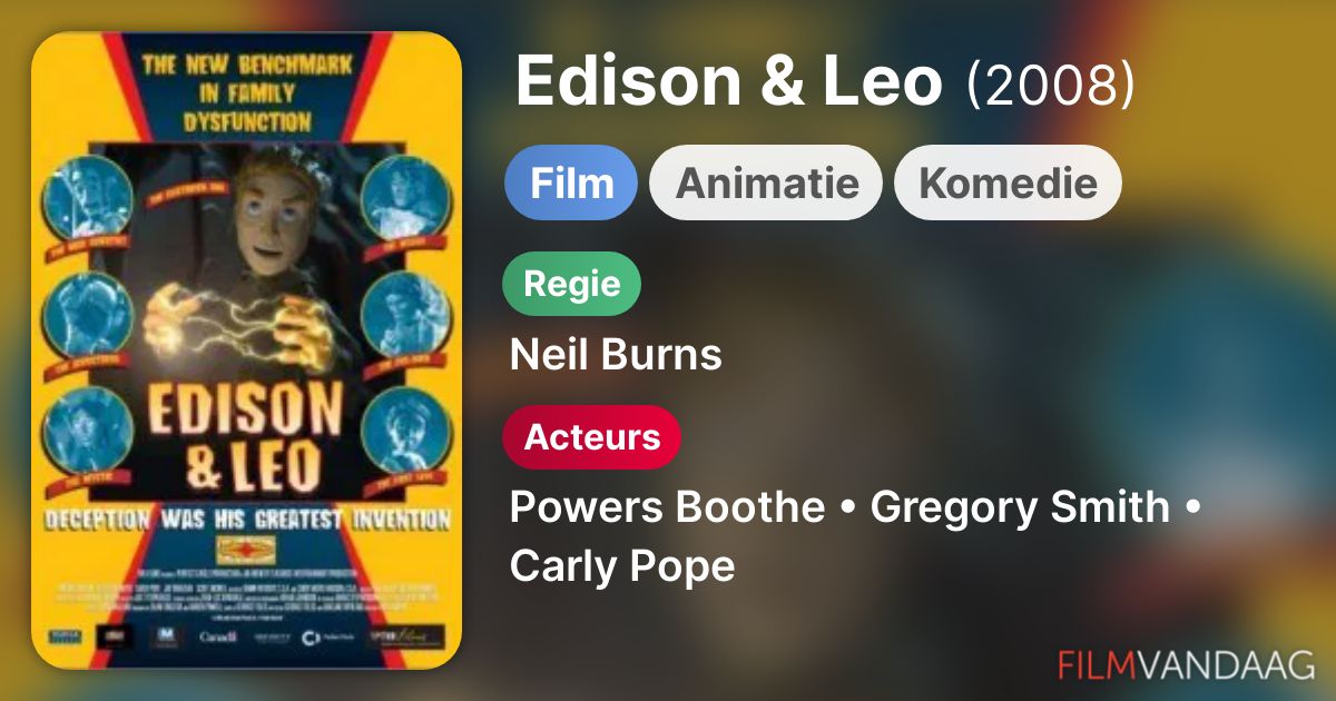Edison & Leo (film, 2008) - FilmVandaag.nl