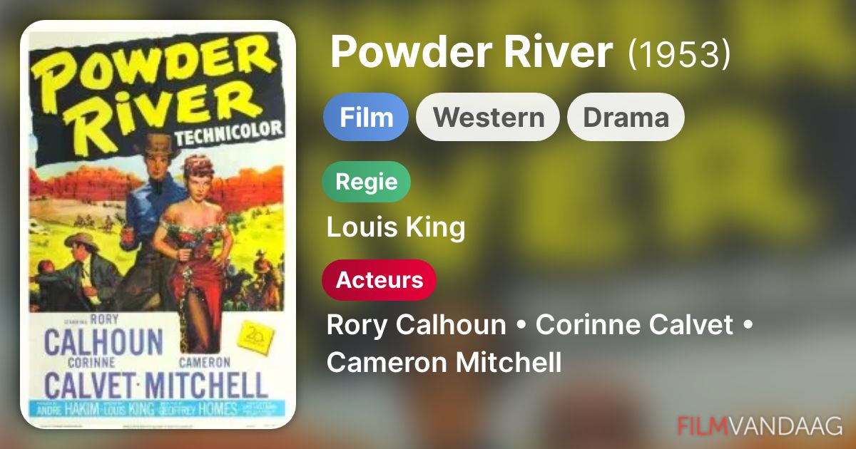 Powder River (film, 1953) - FilmVandaag.nl