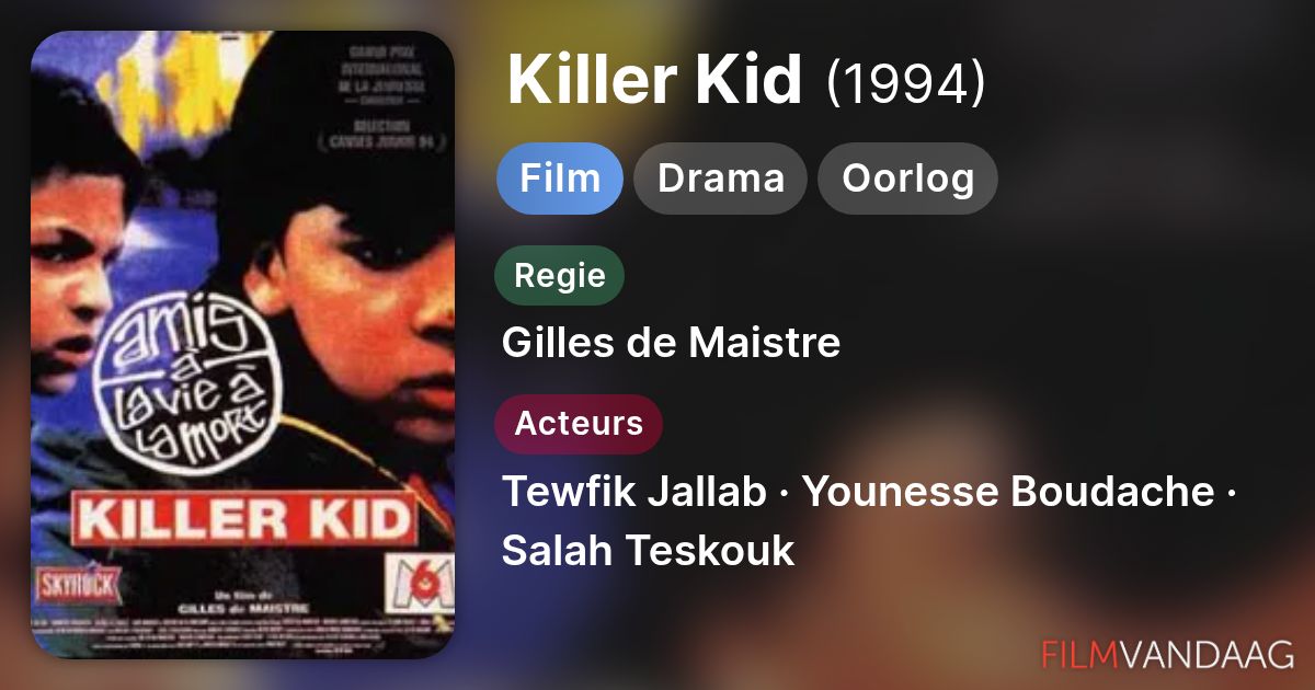 Killer Kid (film, 1994) - FilmVandaag.nl