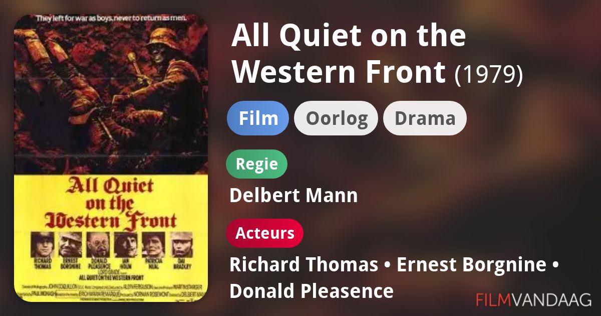 All Quiet on the Western Front (film, 1979) - FilmVandaag.nl