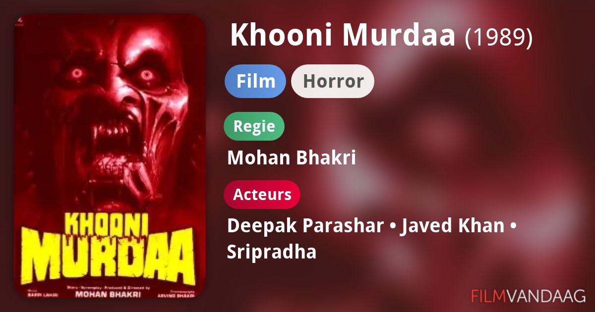 Khooni Murdaa (film, 1989) - FilmVandaag.nl