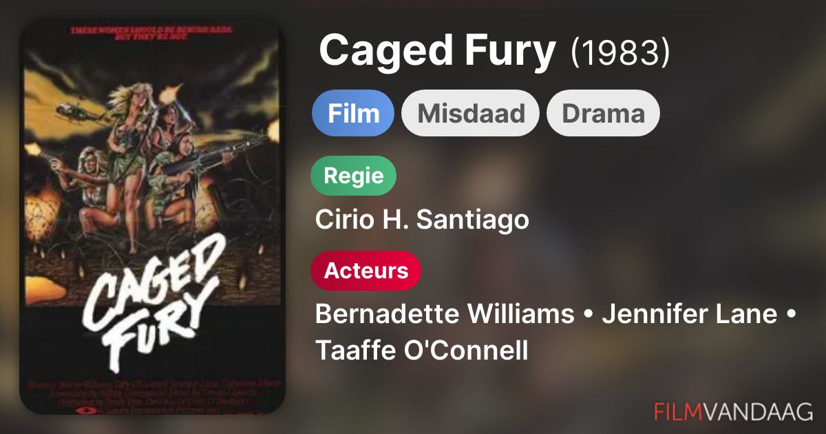 Caged Fury (film, 1983) - FilmVandaag.nl
