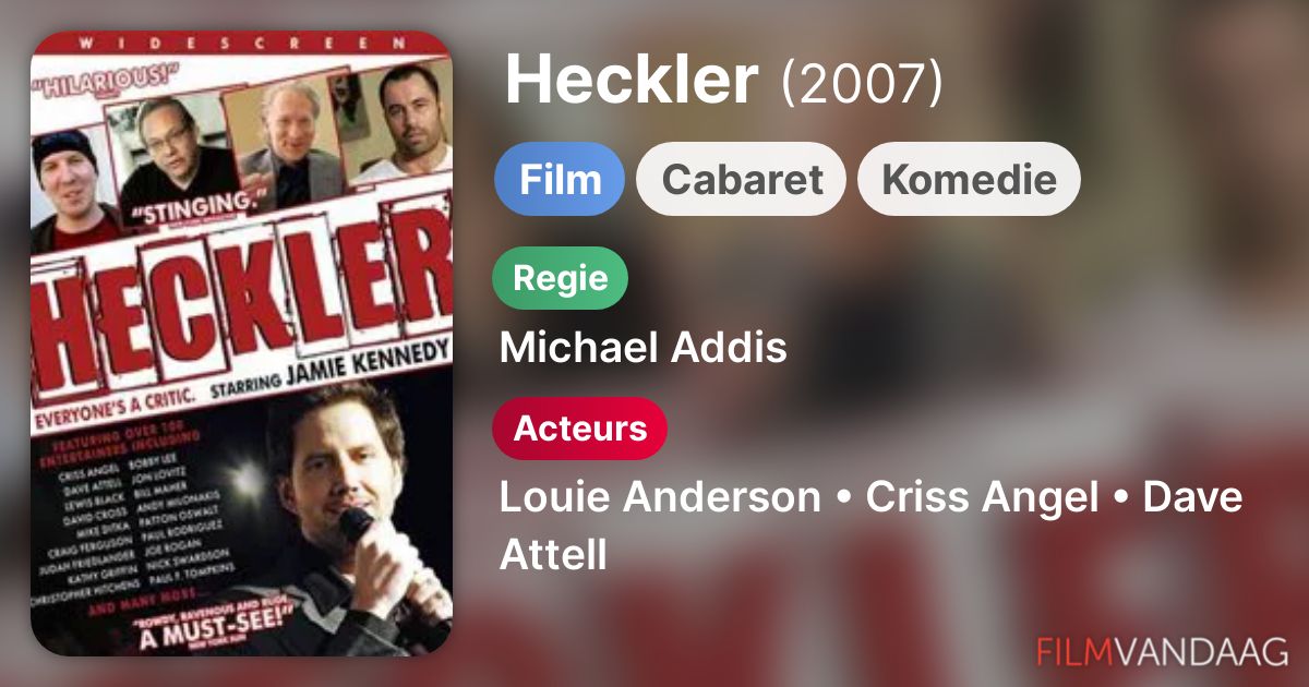 Heckler (film, 2007) - FilmVandaag.nl