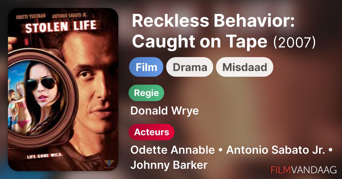 Reckless Behavior: Caught on Tape (film, 2007) - FilmVandaag.nl