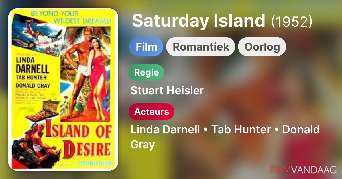 Saturday Island (film, 1952) - FilmVandaag.nl