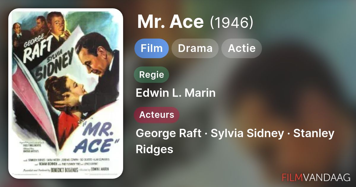 Mr. Ace (film, 1946) - FilmVandaag.nl