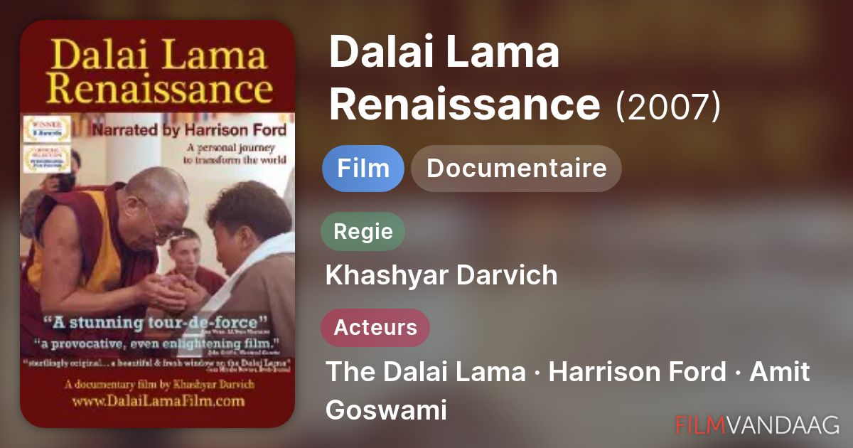 Dalai Lama Renaissance (film, 2007) - FilmVandaag.nl