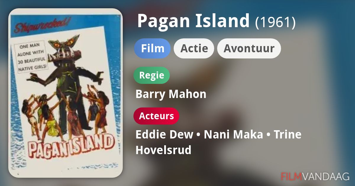 Pagan Island (film, 1961) - FilmVandaag.nl