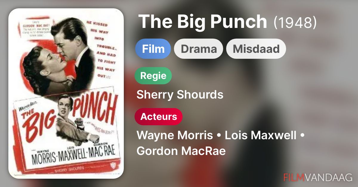 The Big Punch (film, 1948) - FilmVandaag.nl