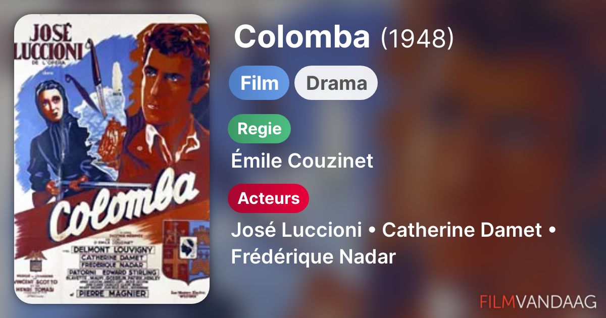 Colomba (film, 1948) - FilmVandaag.nl