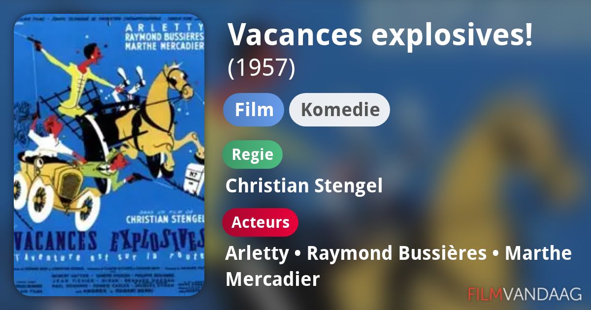 Vacances explosives! (film, 1957) - FilmVandaag.nl