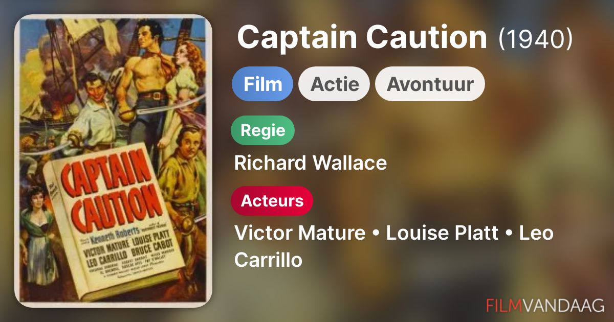 Captain Caution (film, 1940) - FilmVandaag.nl