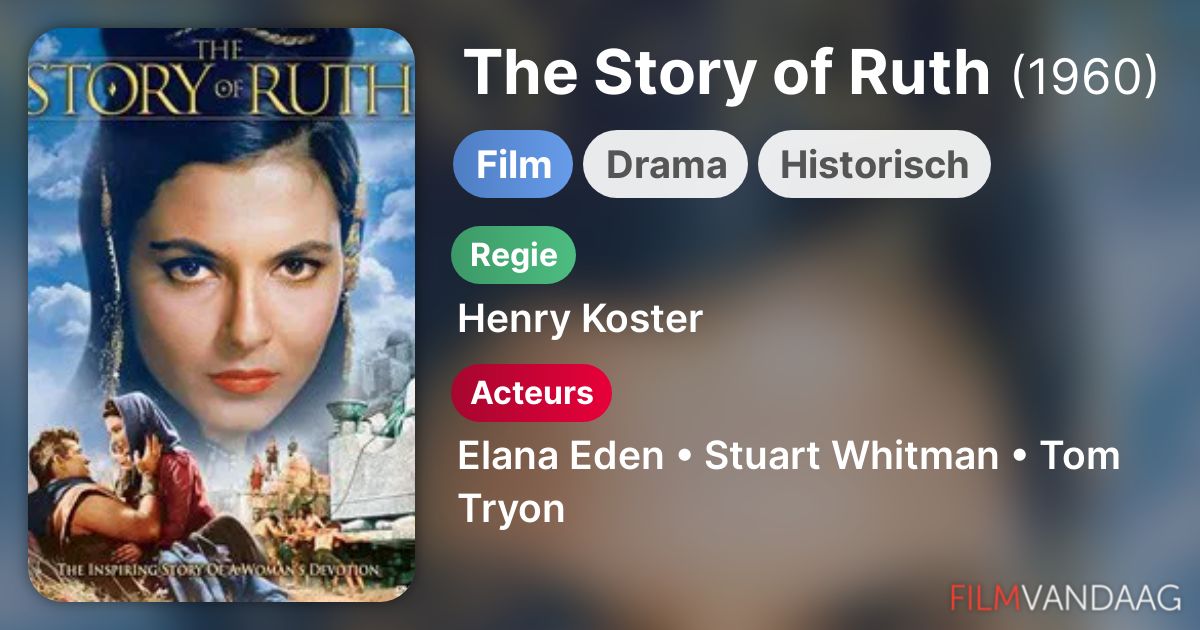The Story of Ruth (film, 1960) - FilmVandaag.nl