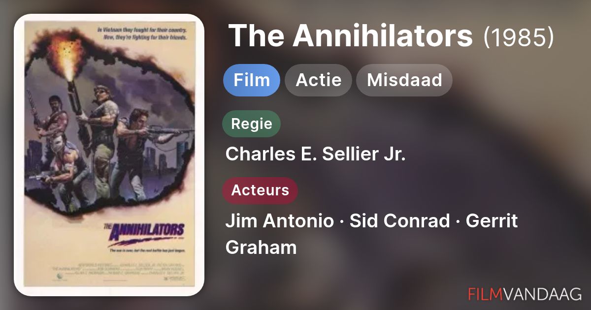 The Annihilators (film, 1985) - FilmVandaag.nl