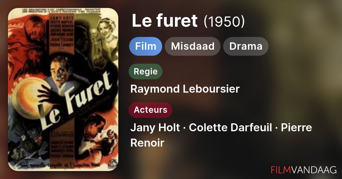 Le furet (film, 1950) - FilmVandaag.nl