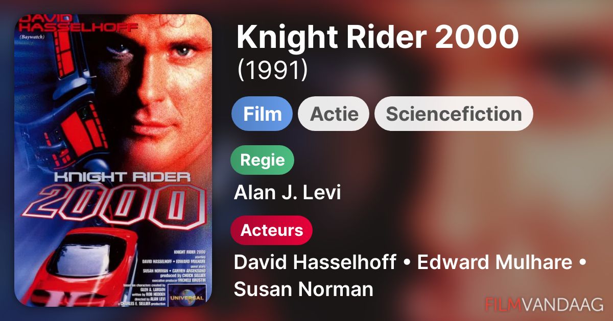 Knight Rider 2000 (film, 1991) - FilmVandaag.nl