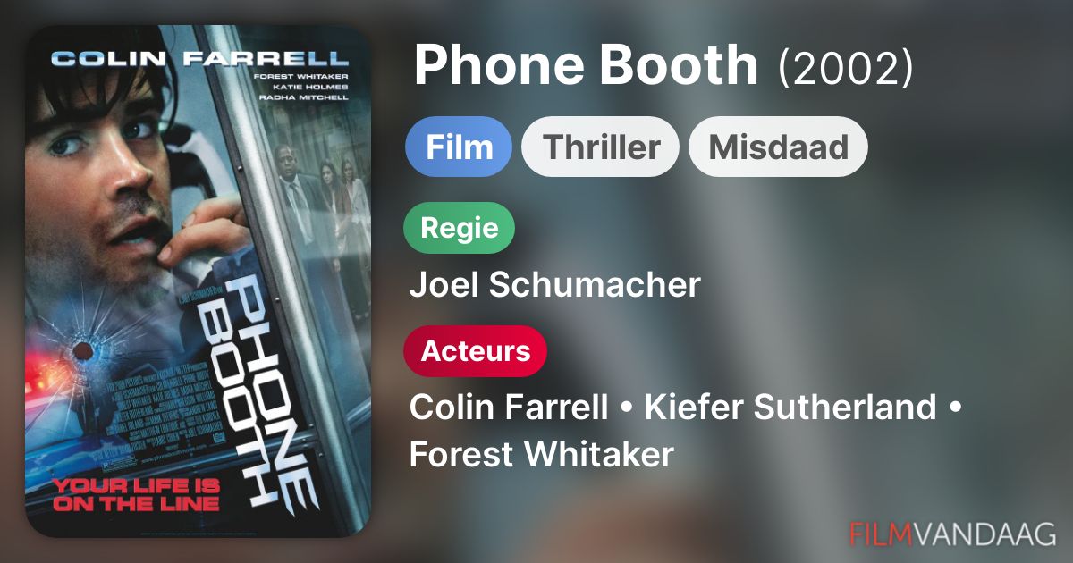 Phone Booth (film, 2002) - FilmVandaag.nl