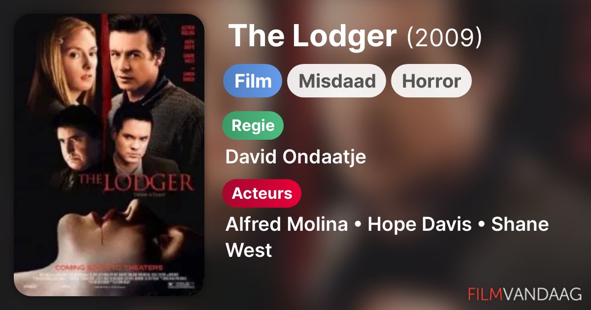 The Lodger (film, 2009) - FilmVandaag.nl