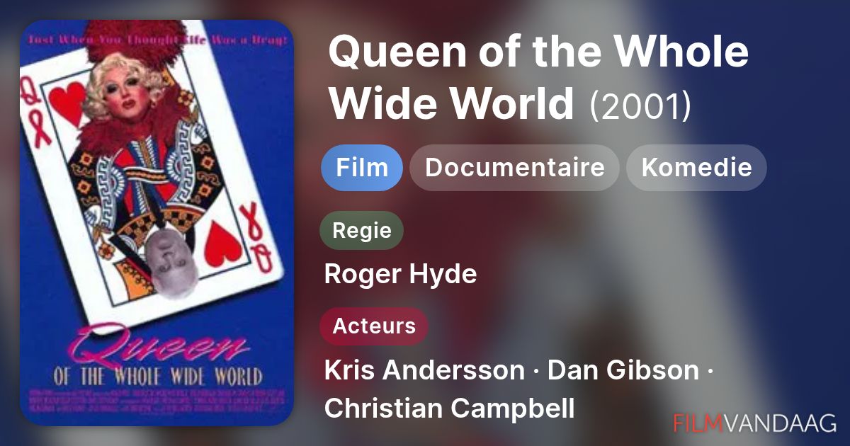 Queen of the Whole Wide World (film, 2001) - FilmVandaag.nl