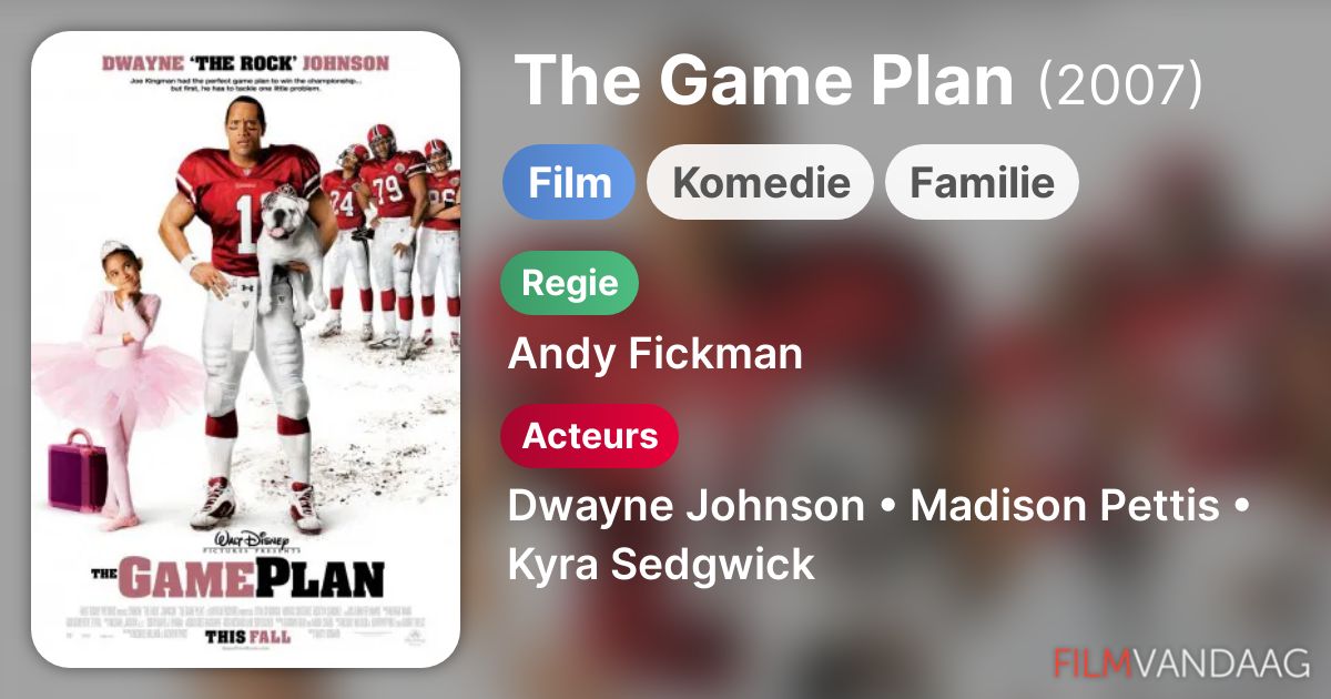 The Game Plan (film, 2007) - FilmVandaag.nl
