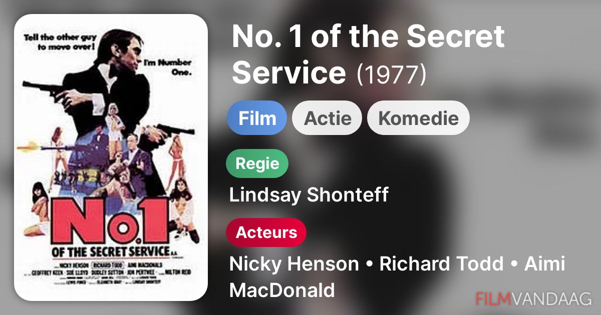 No. 1 of the Secret Service (film, 1977) - FilmVandaag.nl