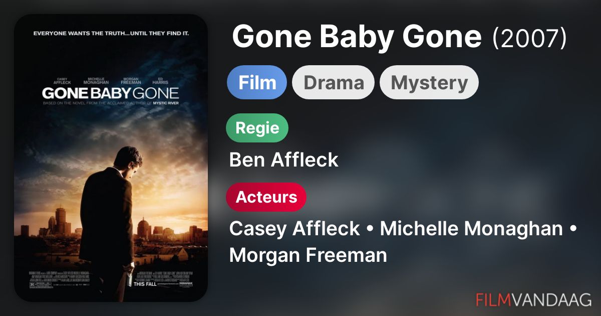 Gone Baby Gone (film, 2007) - FilmVandaag.nl