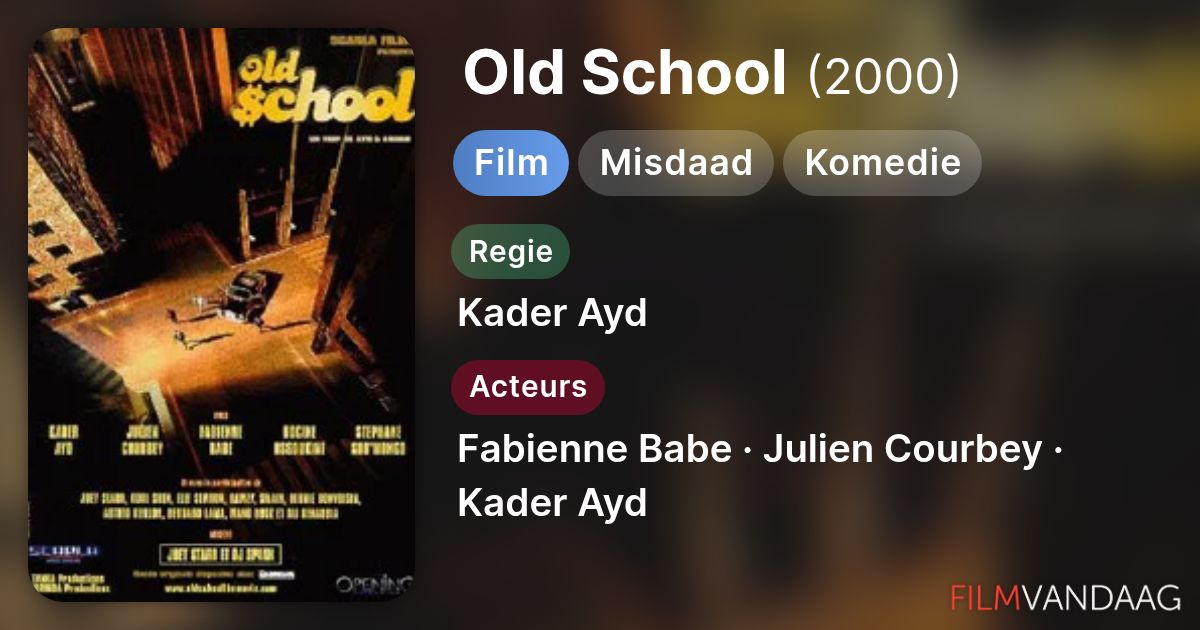 Old School (film, 2000) - FilmVandaag.nl