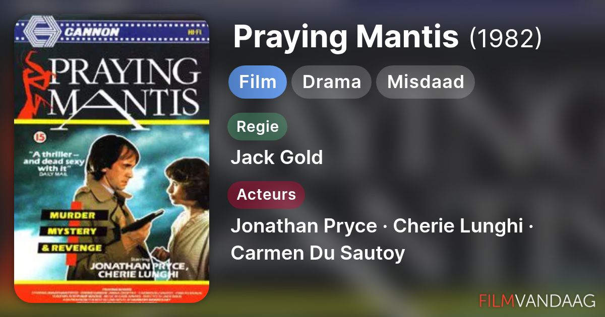 Praying Mantis (film, 1982) - FilmVandaag.nl