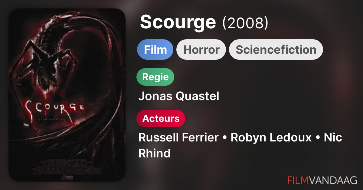 Scourge (film, 2008) - FilmVandaag.nl