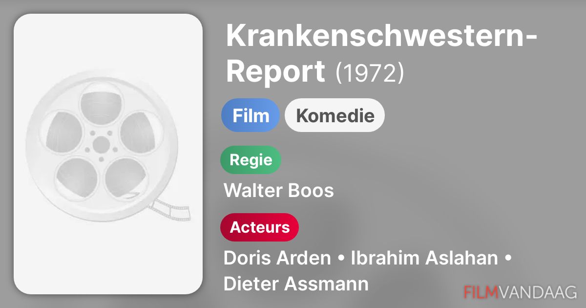 Krankenschwestern-Report (film, 1972) - FilmVandaag.nl