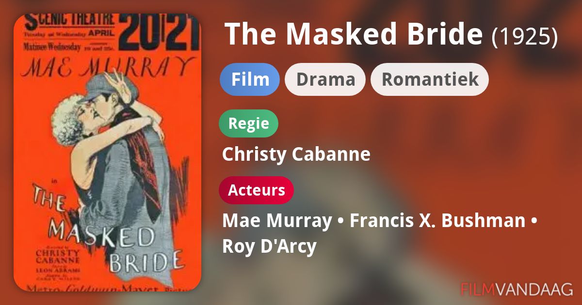 The Masked Bride (film, 1925) - FilmVandaag.nl