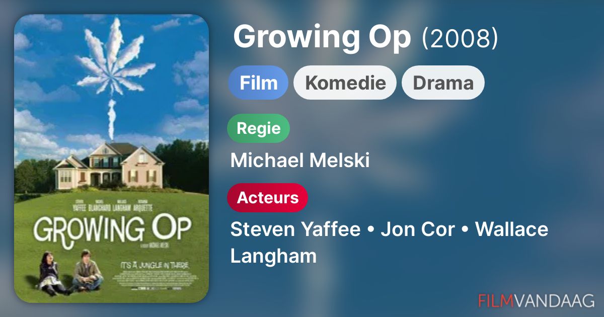Growing Op (film, 2008) - FilmVandaag.nl