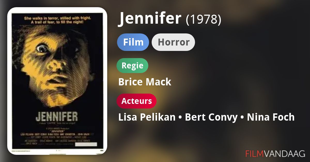 Jennifer (film, 1978) - FilmVandaag.nl