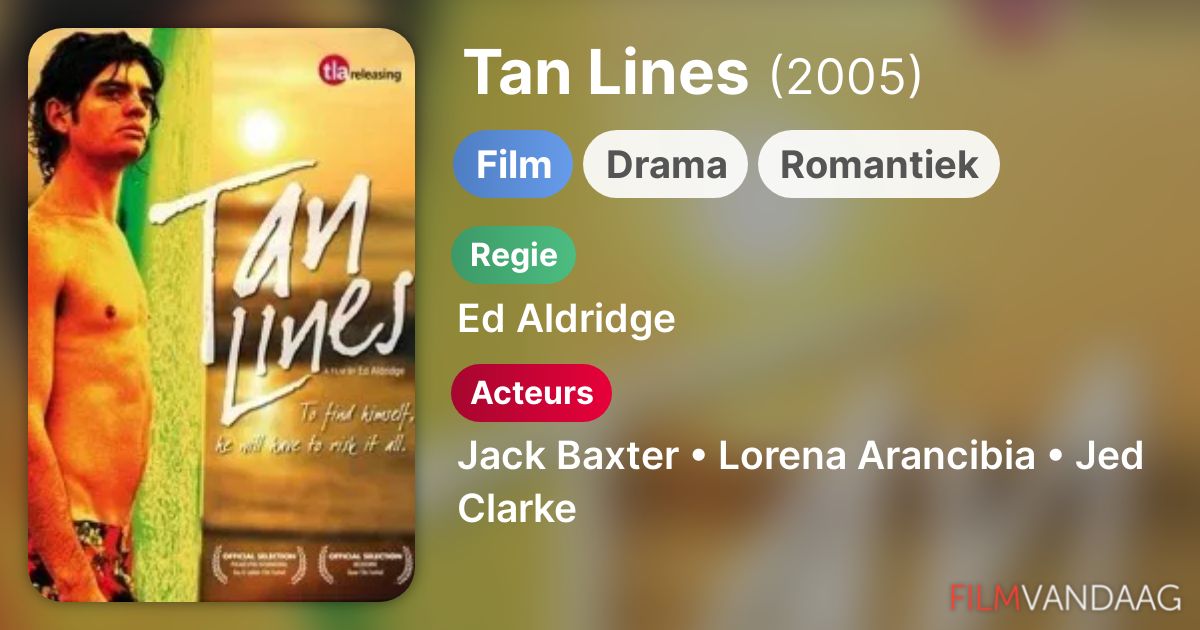 Tan Lines (film, 2005) - FilmVandaag.nl