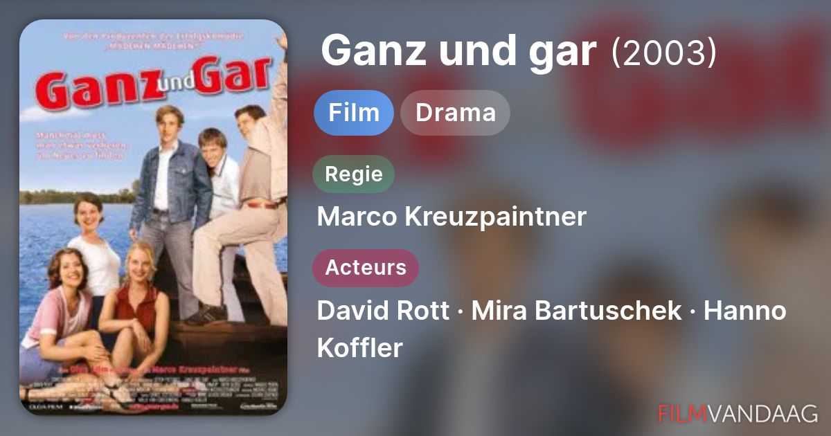Ganz und gar (film, 2003) - FilmVandaag.nl