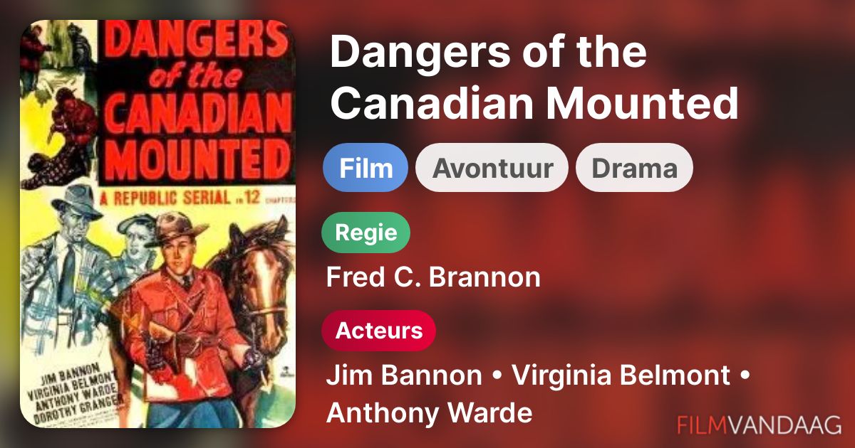 Dangers of the Canadian Mounted (film, 1948) - FilmVandaag.nl