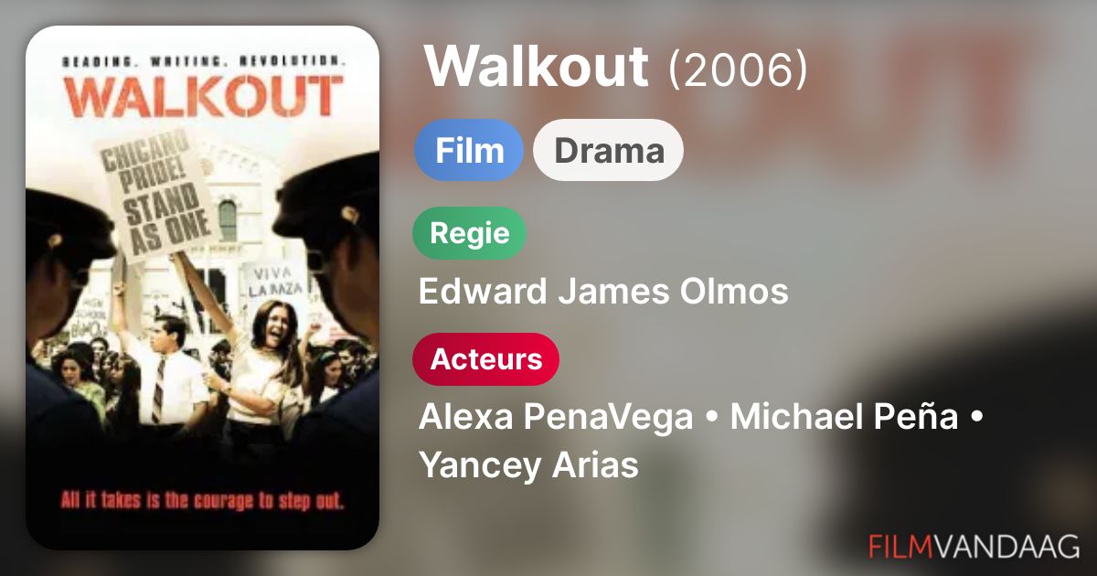 Walkout (film, 2006) - FilmVandaag.nl