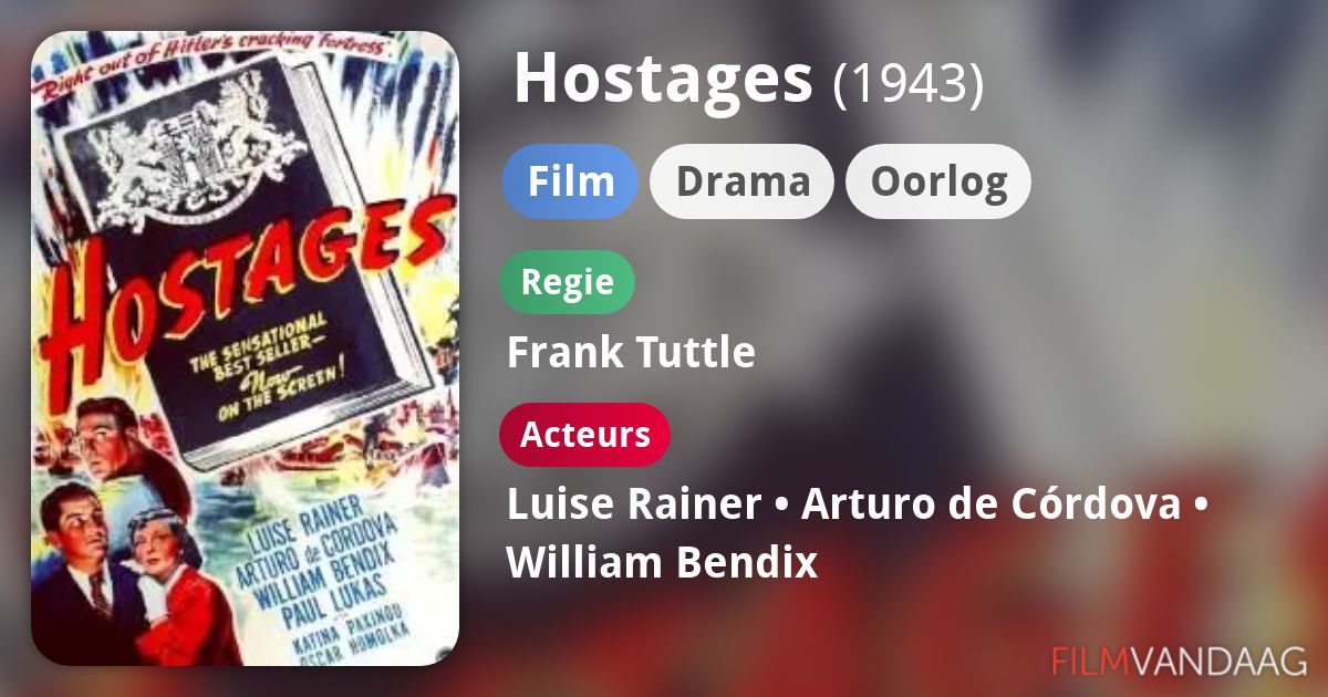 Hostages (film, 1943) - FilmVandaag.nl