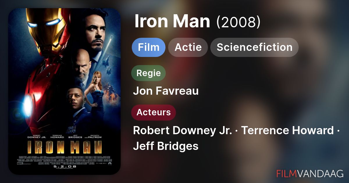 Iron Man (film, 2008) - FilmVandaag.nl