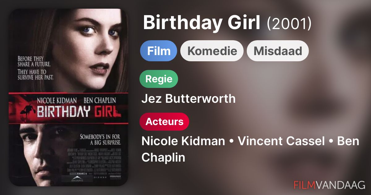 Birthday Girl (film, 2001) - FilmVandaag.nl