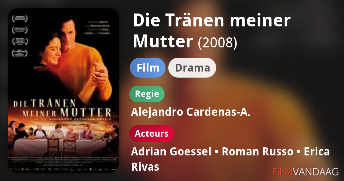 Die Tränen meiner Mutter (film, 2008) - FilmVandaag.nl